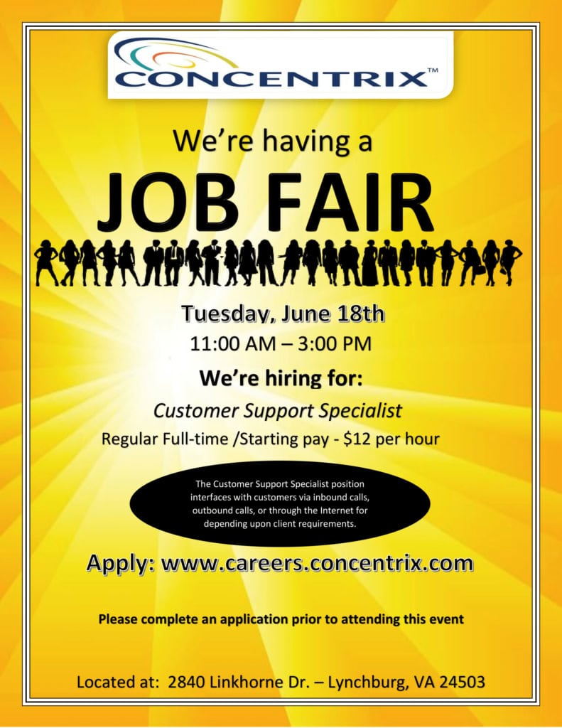 CONCENTRIX | Job Fair - Virginia Career Works Central Region